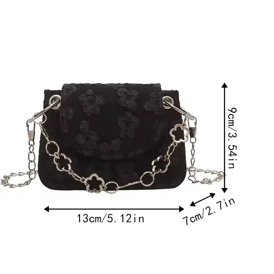 Trendy Retro Mini Handbag for Women – Simple Chain Red Envelope Crossb ...
